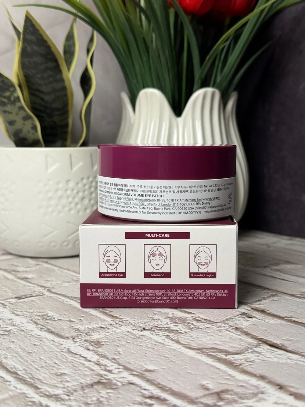 Dr. Melaxin | Skincare | Obagi Drmelaxin Calcium Eye Patch Jar In Plum ...